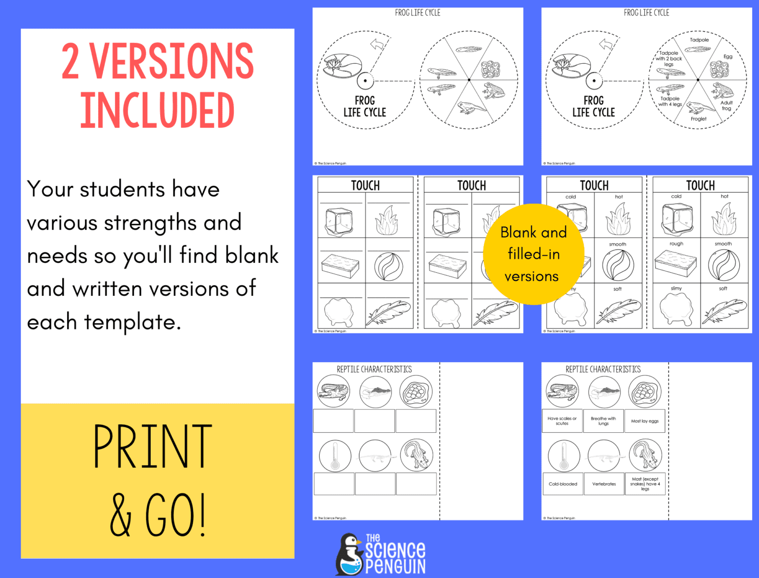 1st and 2nd Grade Foldable Interactive Science Notebook Activities ...