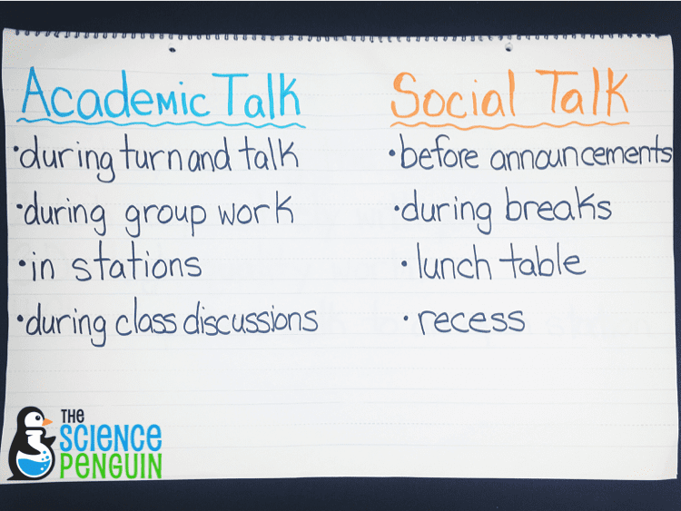 Social Talk vs. Academic Talk — The Science Penguin