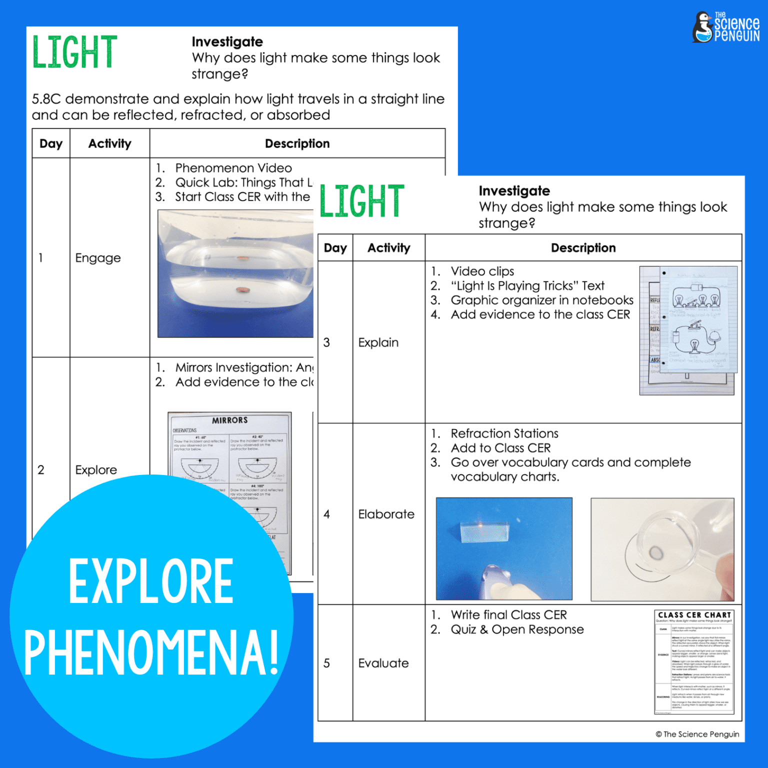 5 Phenomenal Ideas to Teach Light: Reflection and Refraction in 5th ...