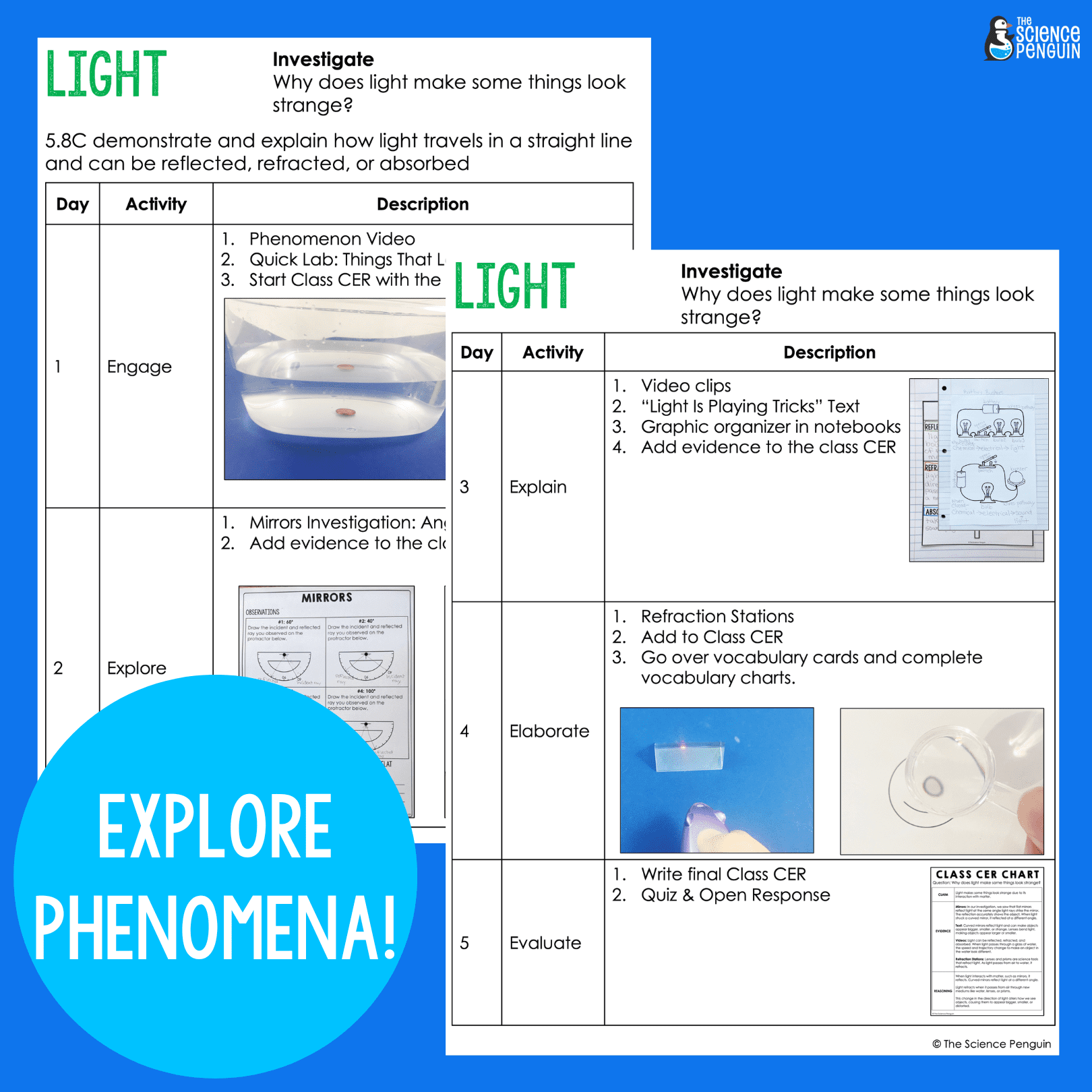 5 Phenomenal Ideas to Teach Light: Reflection and Refraction in 5th ...