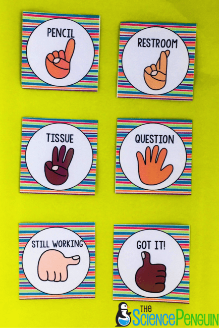 Classroom Management Solution: Hand Signals — The Science Penguin