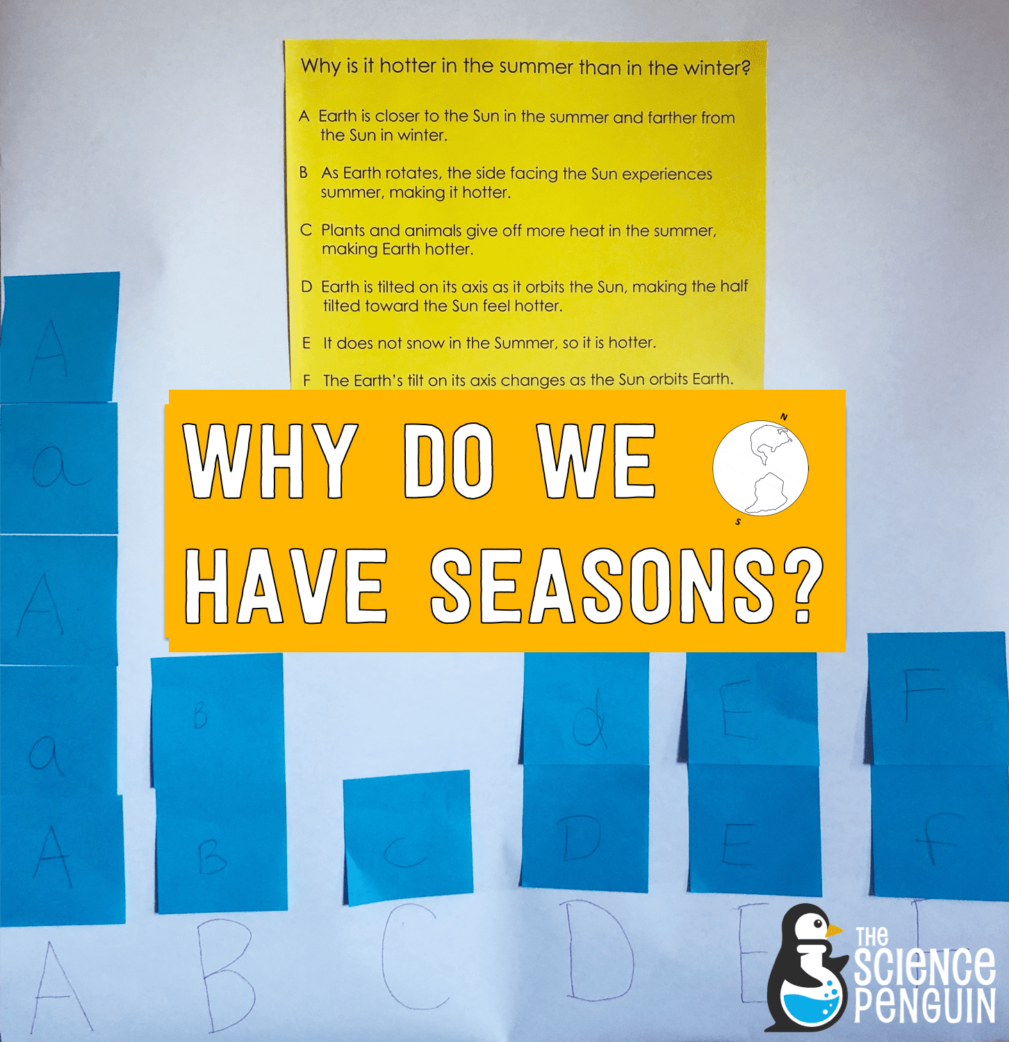 7 Lesson Ideas to Teach Why We Have Seasons