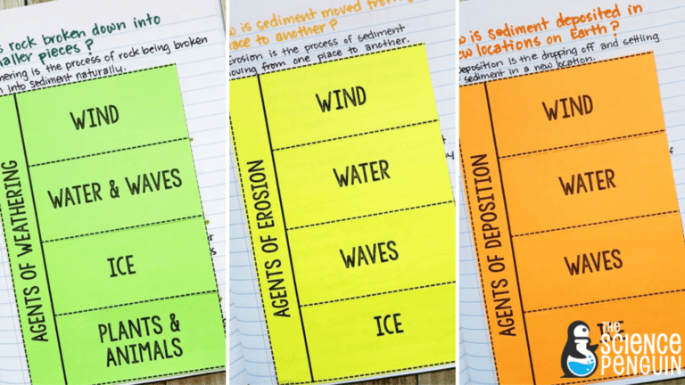 7 Ideas to Teach Weathering, Erosion, and Deposition — The Science Penguin