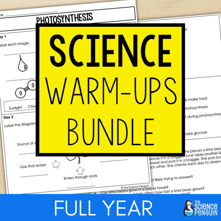 5 Tips for Using Science Warm-Ups — The Science Penguin
