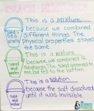 Science Vocabulary Theme Days: Mixtures and Solutions — The Science Penguin