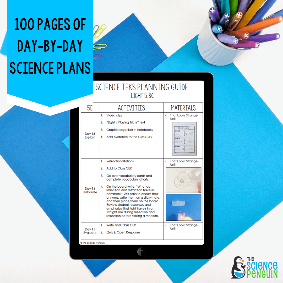 FREE 5th Grade Science TEKS Planning Guide — The Science Penguin