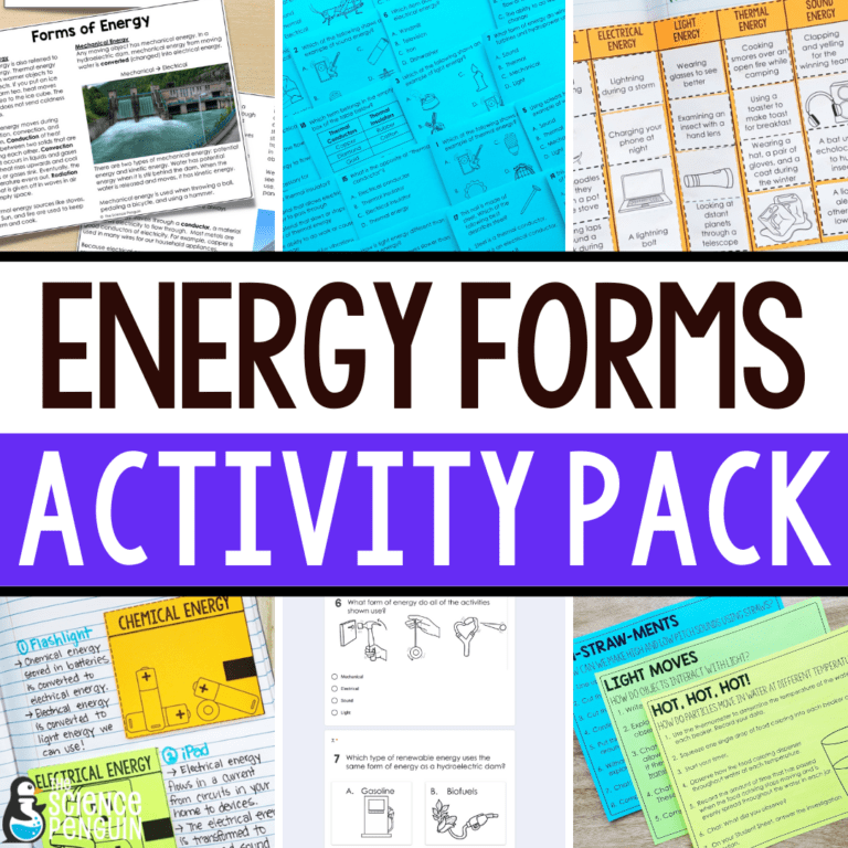 7 Ideas to Teach Forms of Energy — The Science Penguin