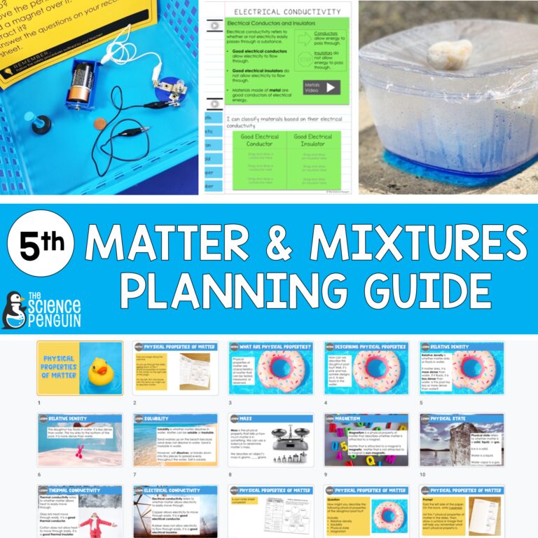 5th Grade Science Streamlined TEKS Planning Guides for 2021 — The ...