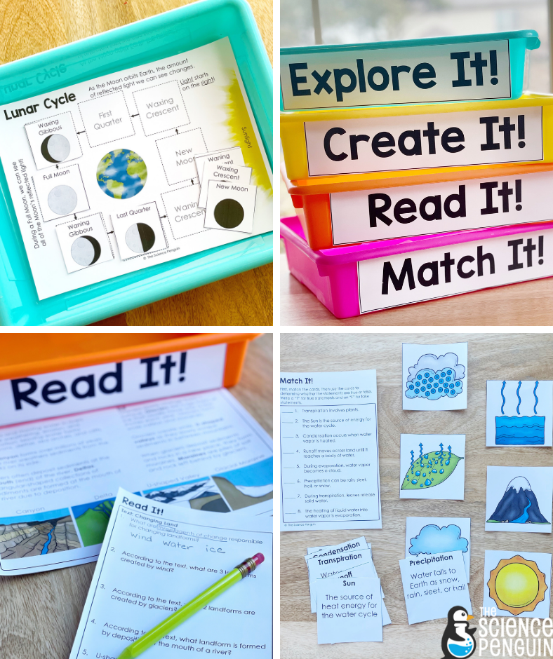 Science Stations Units from The Science Penguin