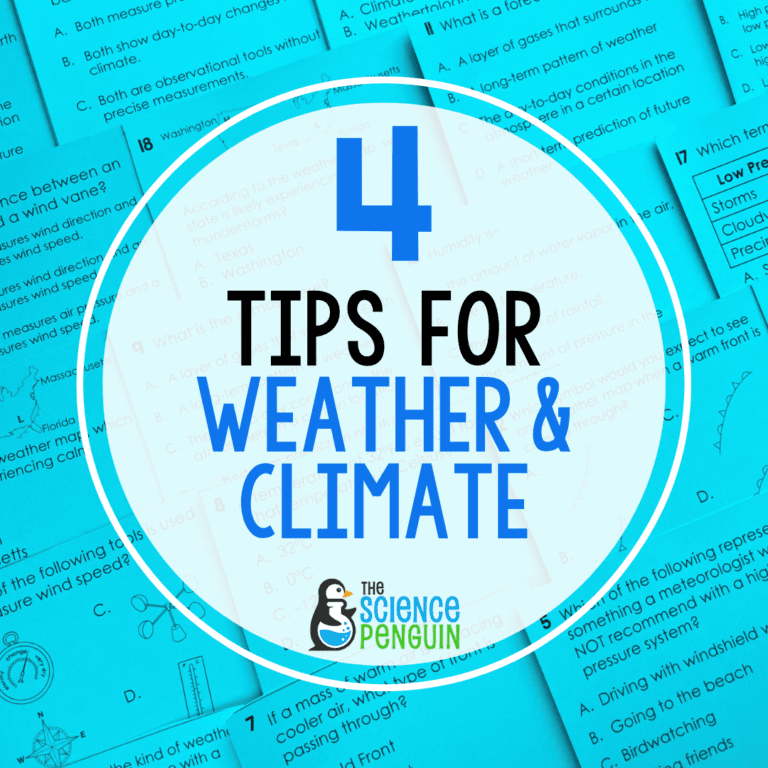 4 Tips for Teaching Weather and Climate — The Science Penguin