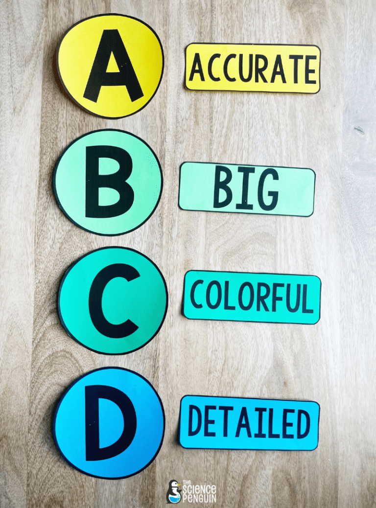 ABCD Diagrams for Science Notebooks — The Science Penguin