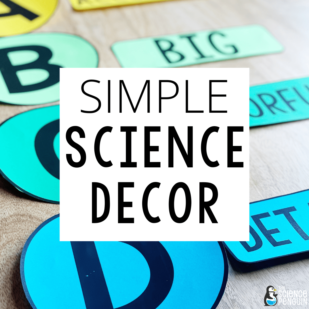 Science Classroom Decor: Put the FUN in FUNCTIONAL — The Science Penguin