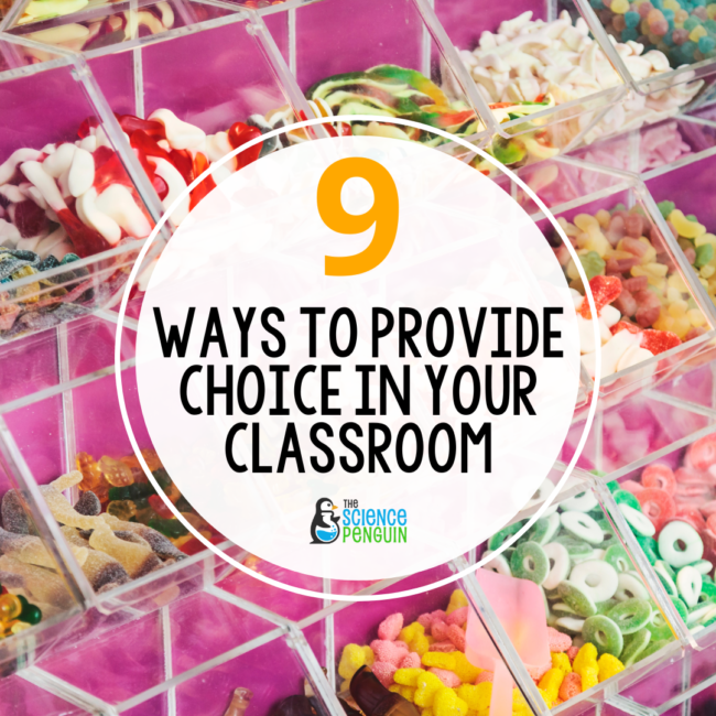 9 Ways to Provide Choice in Your Classroom