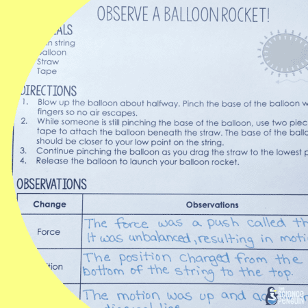 Balloon Rockets: Guided Experiment Design for 5th Grade Force and ...