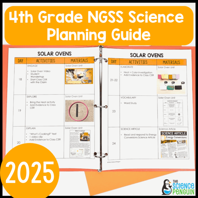 4th Grade NGSS Planning Guide — The Science Penguin