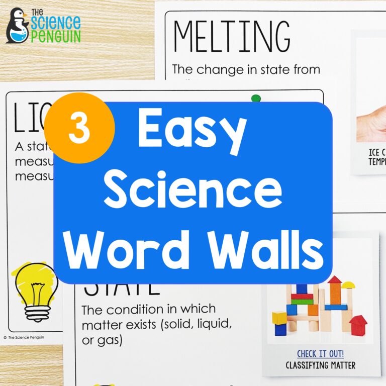 3 Unique & Easy Science Word Wall Ideas — The Science Penguin