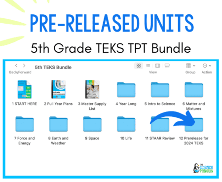Phenomena-based Science Units for the New 5th Grade Science TEKS- Not ...
