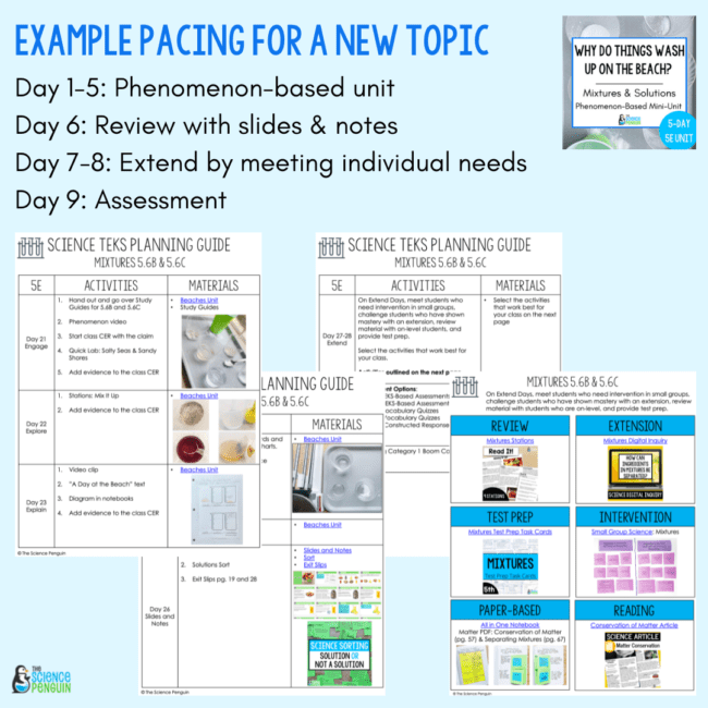 Phenomena-based Science Units for the New 5th Grade Science TEKS- Not ...