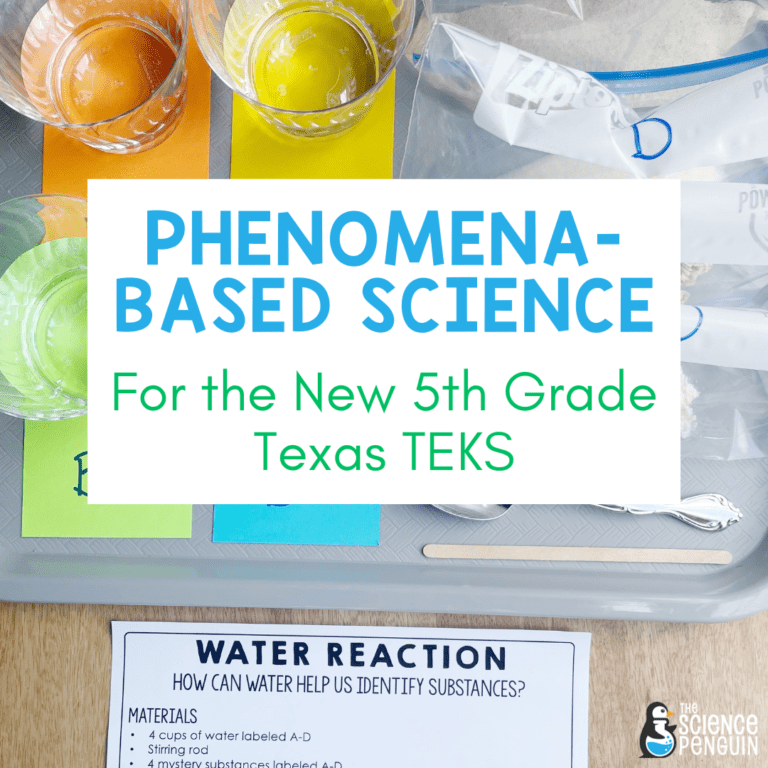 Phenomena-based Science Units for the New 5th Grade Science TEKS- Not ...