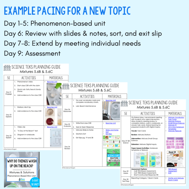 Phenomena-based Science Units for the New 5th Grade Science TEKS- Not ...