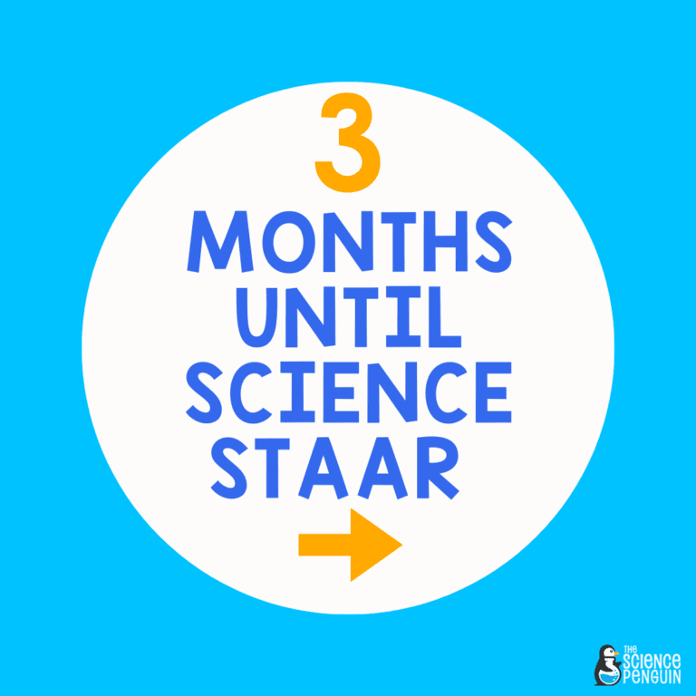 Countdown to 5th Grade Science STAAR 2026 — The Science Penguin