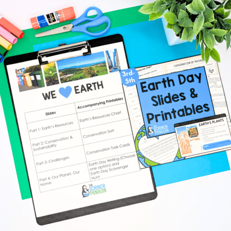 Earth Day Science 2025 for 3rd, 4th, and 5th grade — The Science Penguin