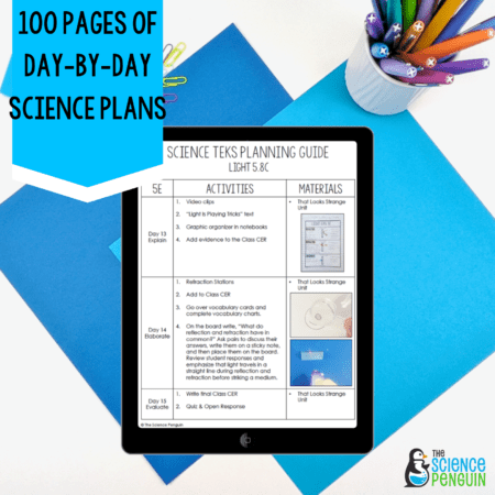 FREE 5th Grade Science TEKS Planning Guide — The Science Penguin