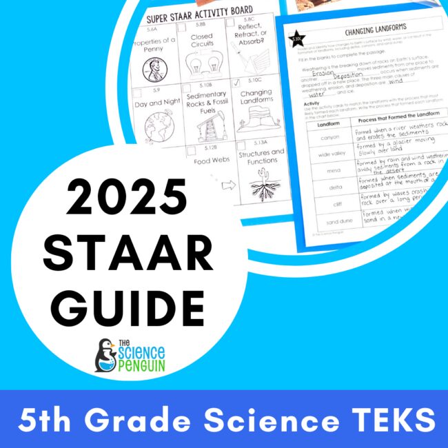 5th Grade Science STAAR Test Prep 2025 — The Science Penguin