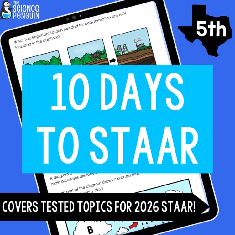 5th Grade Science STAAR Test Prep 2026 — The Science Penguin