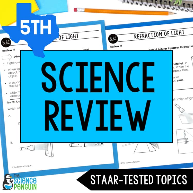 5th Grade Science STAAR Test Prep 2026 — The Science Penguin