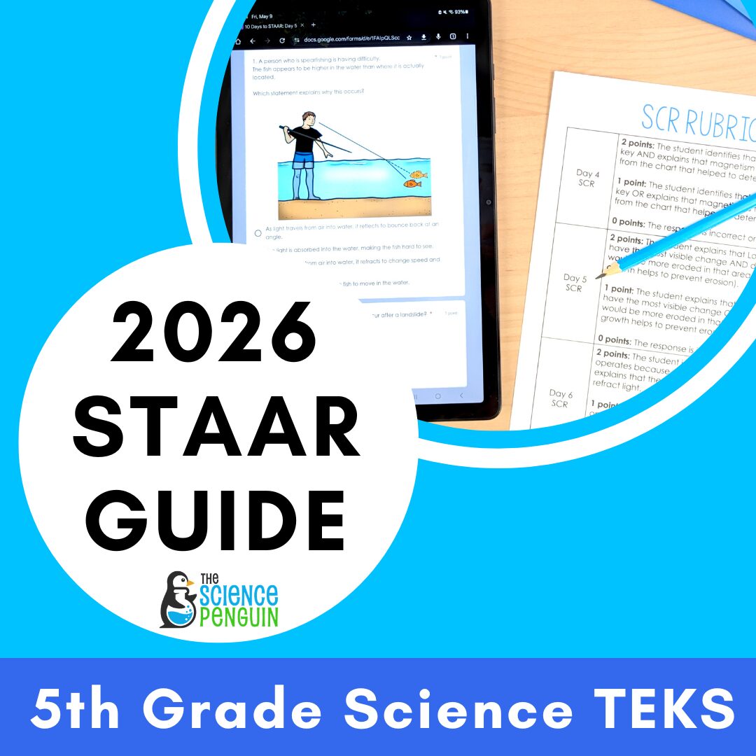 5th Grade Science STAAR Test Prep 2026 — The Science Penguin