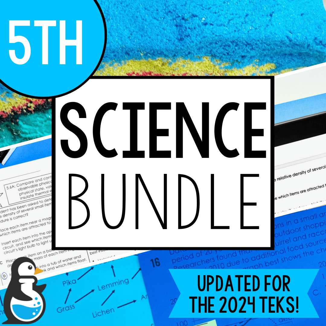 FREE 5th Grade Science TEKS Planning Guide — The Science Penguin