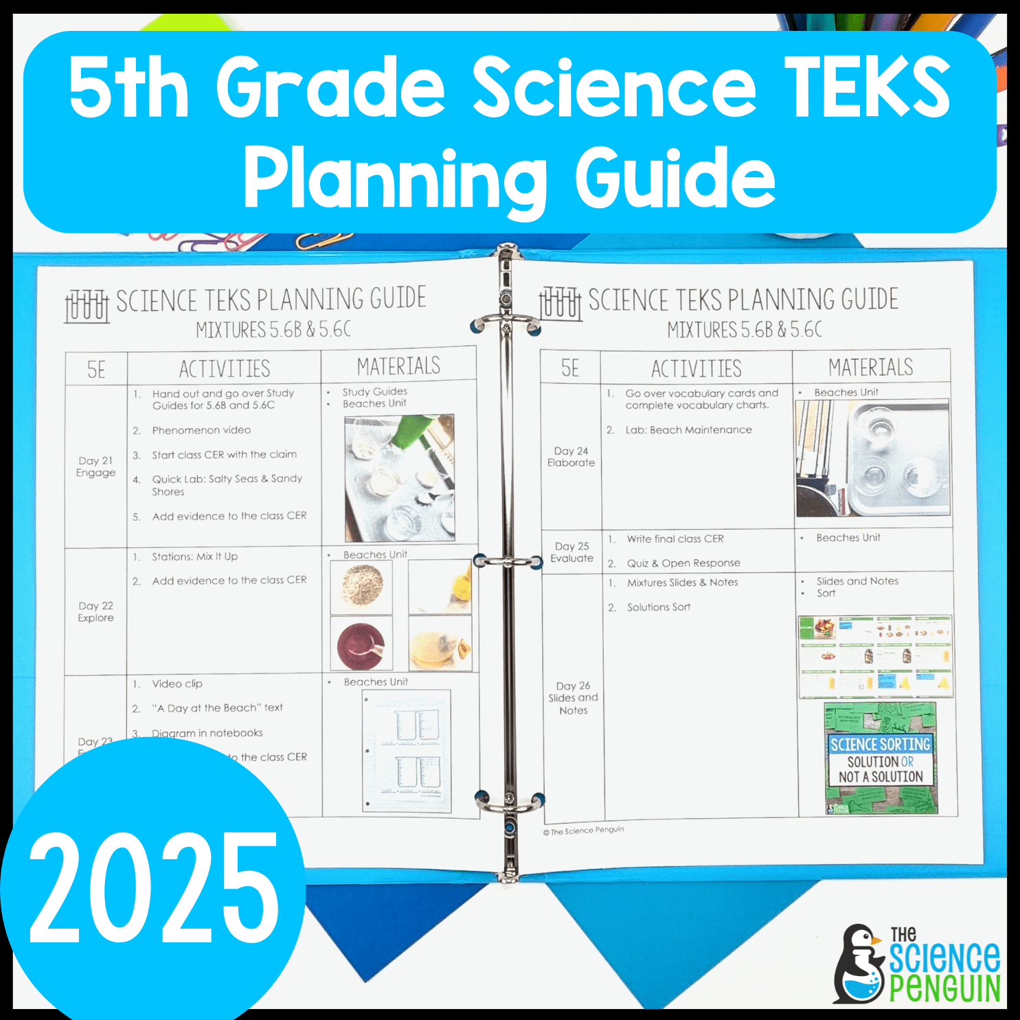 FREE 5th Grade Science TEKS Planning Guide — The Science Penguin