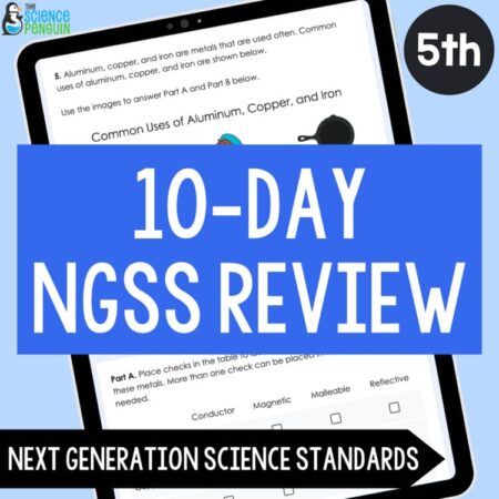 5th Grade NGSS Test Prep: CAST, PSSA, and States Using the Next ...